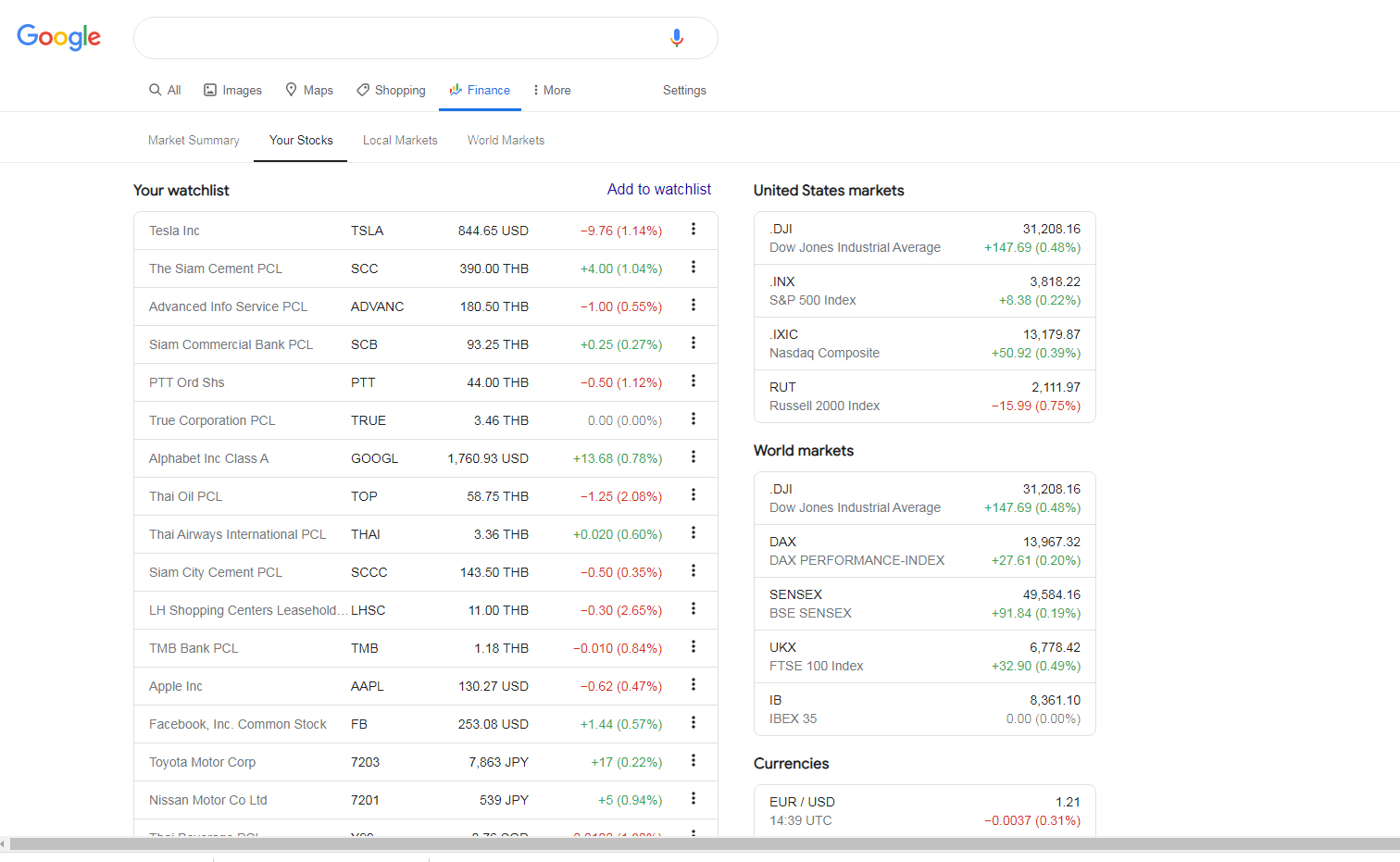 มารู้จักและวิธีการใช้ Google Finance – Tuemaster เรียนออนไลน์ ม.ปลาย